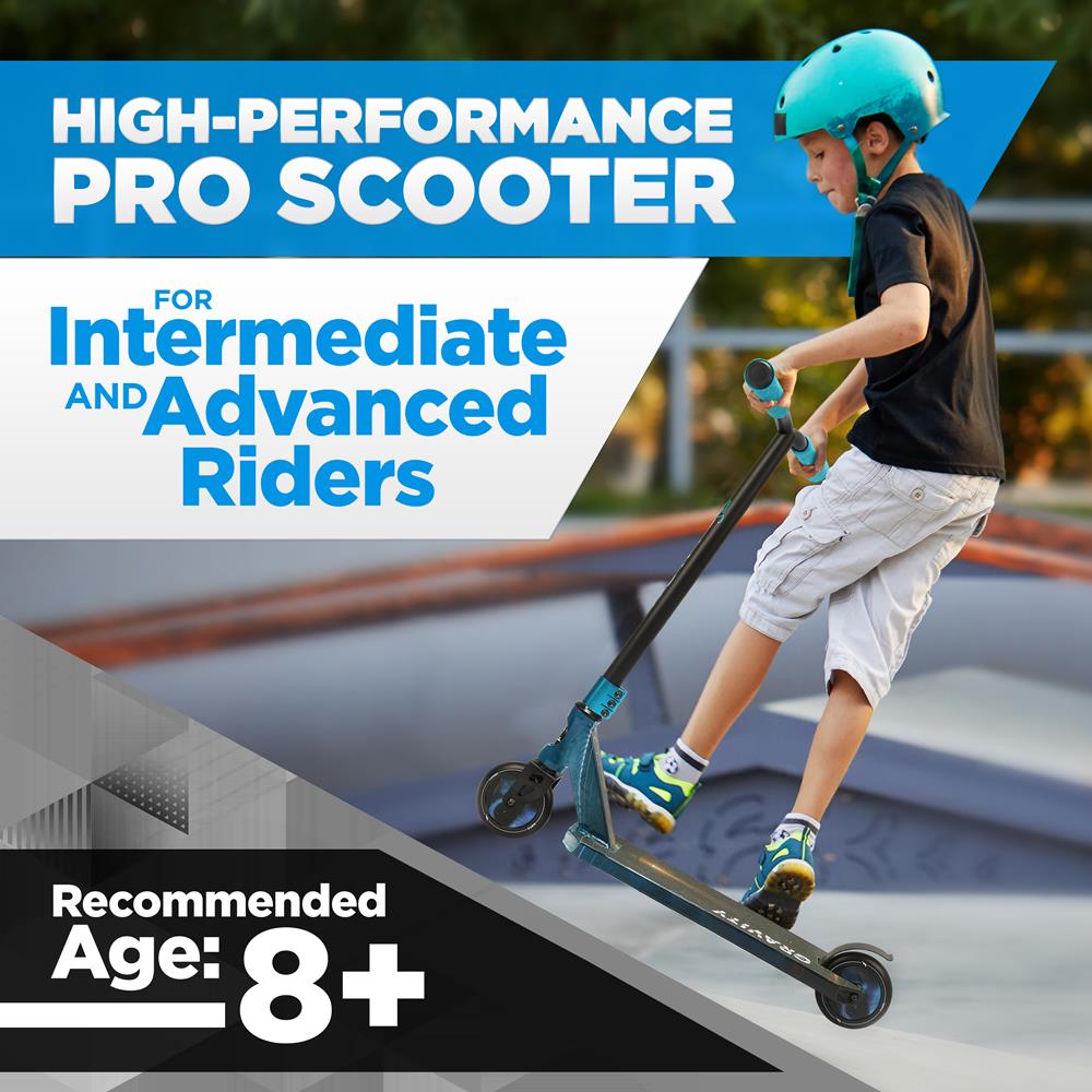 Lightweight Street Stunt Scooter - For Kids And Teens, Alloy Deck With – Hurtleusa