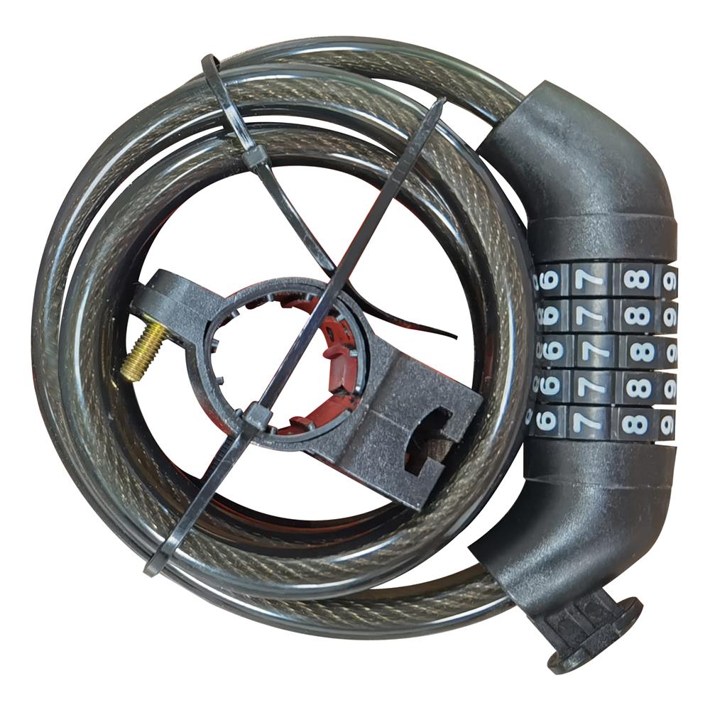 5-Digit Combination Cable Lock For Bikes And Scooters – Hurtleusa