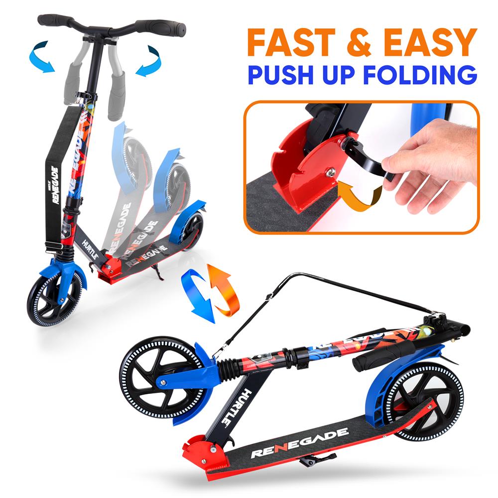 Lightweight And Foldable Kick Scooter - Scooter For Teens And Adult, A ...