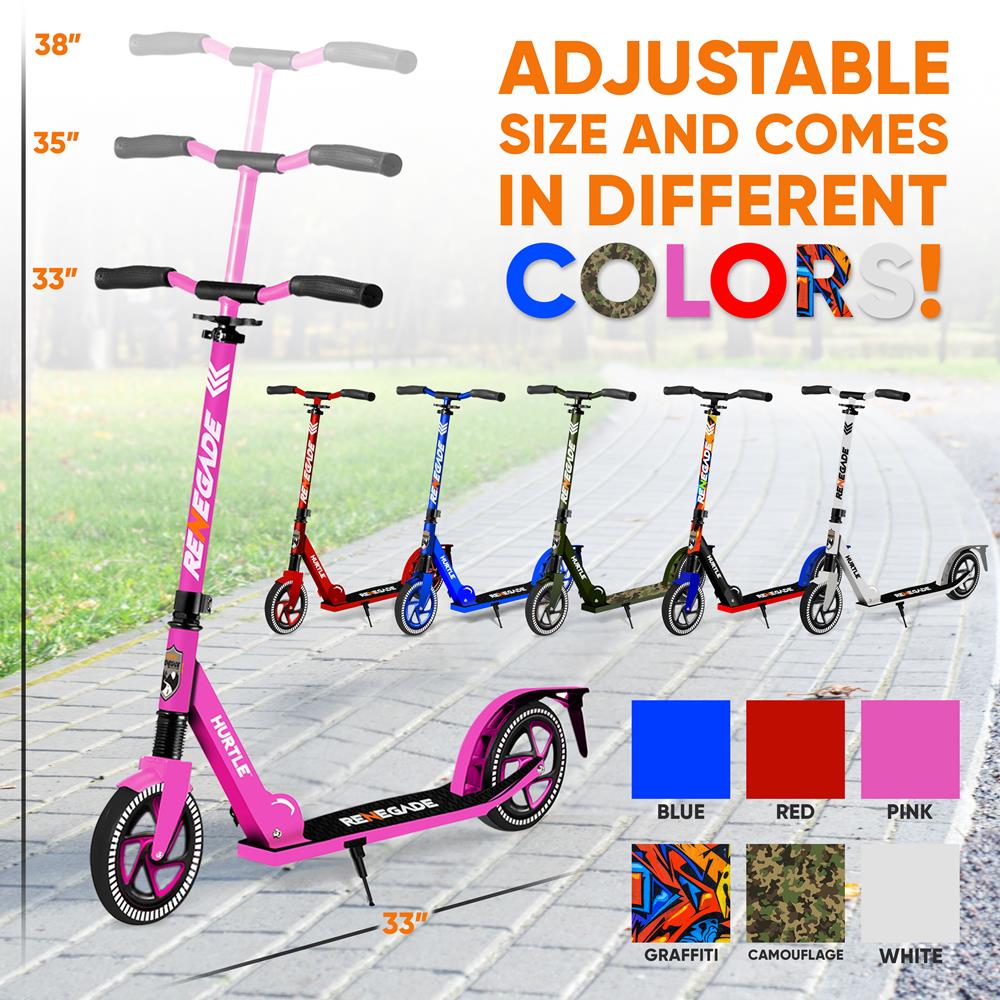 Lightweight And Foldable Kick Scooter - Adjustable Scooter For Teens A ...