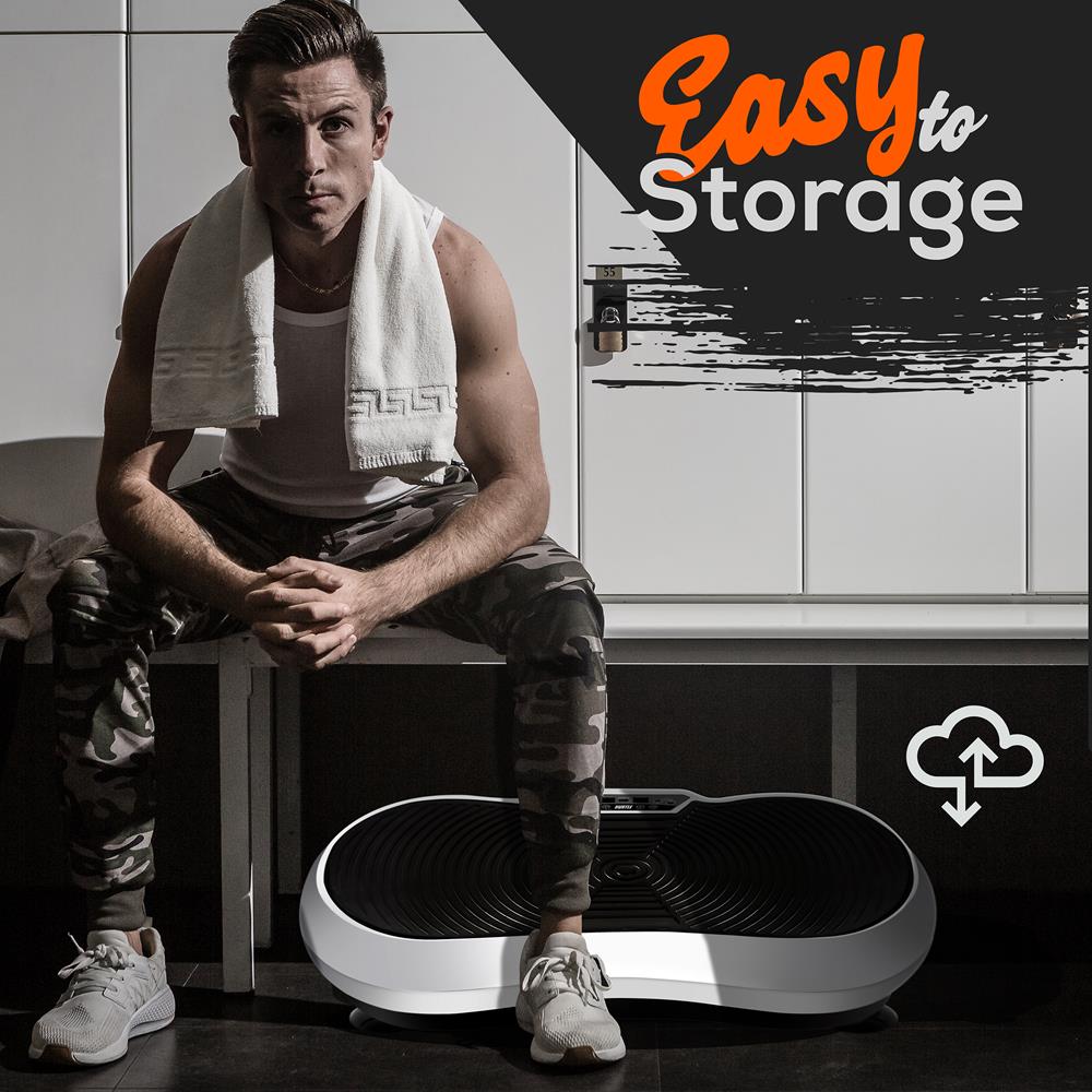 Standing Vibration Fitness Machine - Vibrating Platform Exercise Worko ...